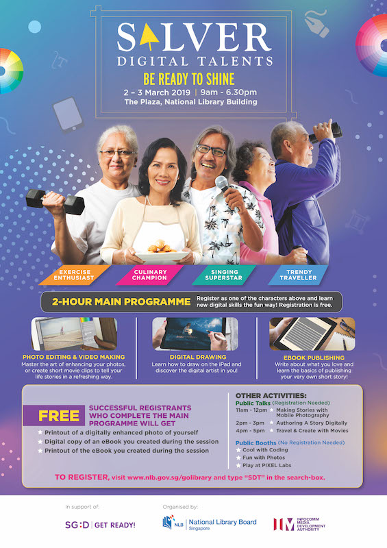 18078 NLB Silver Digital Talents A1 Poster Hi | Ageless Online
