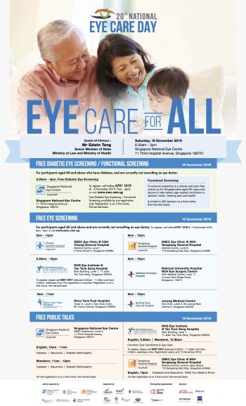 20th National Eye Care Day | Ageless Online