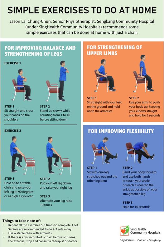 Simple Exercises To Do At Home Ageless Online